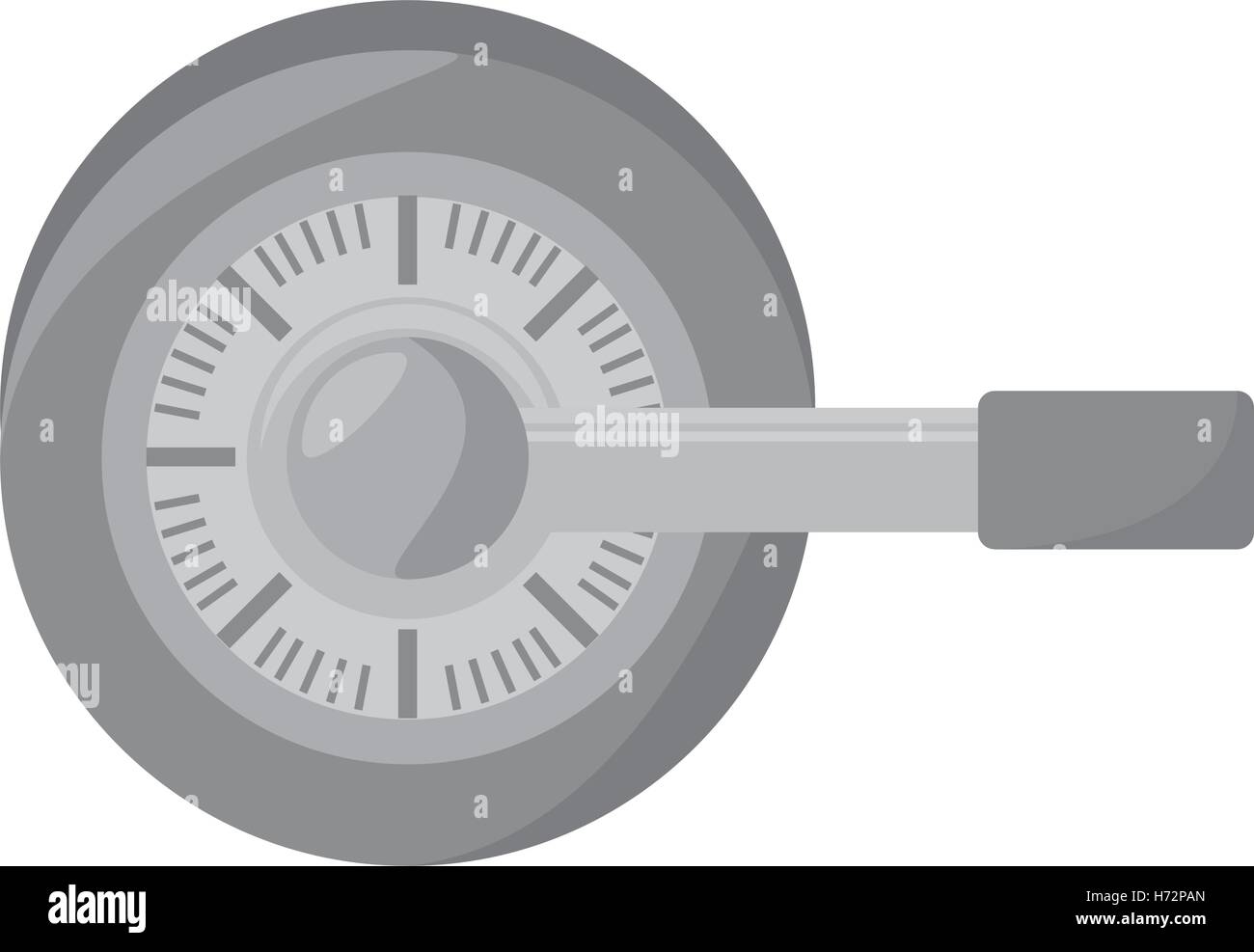 Vault door lock mechanism Stock Vector Images - Alamy