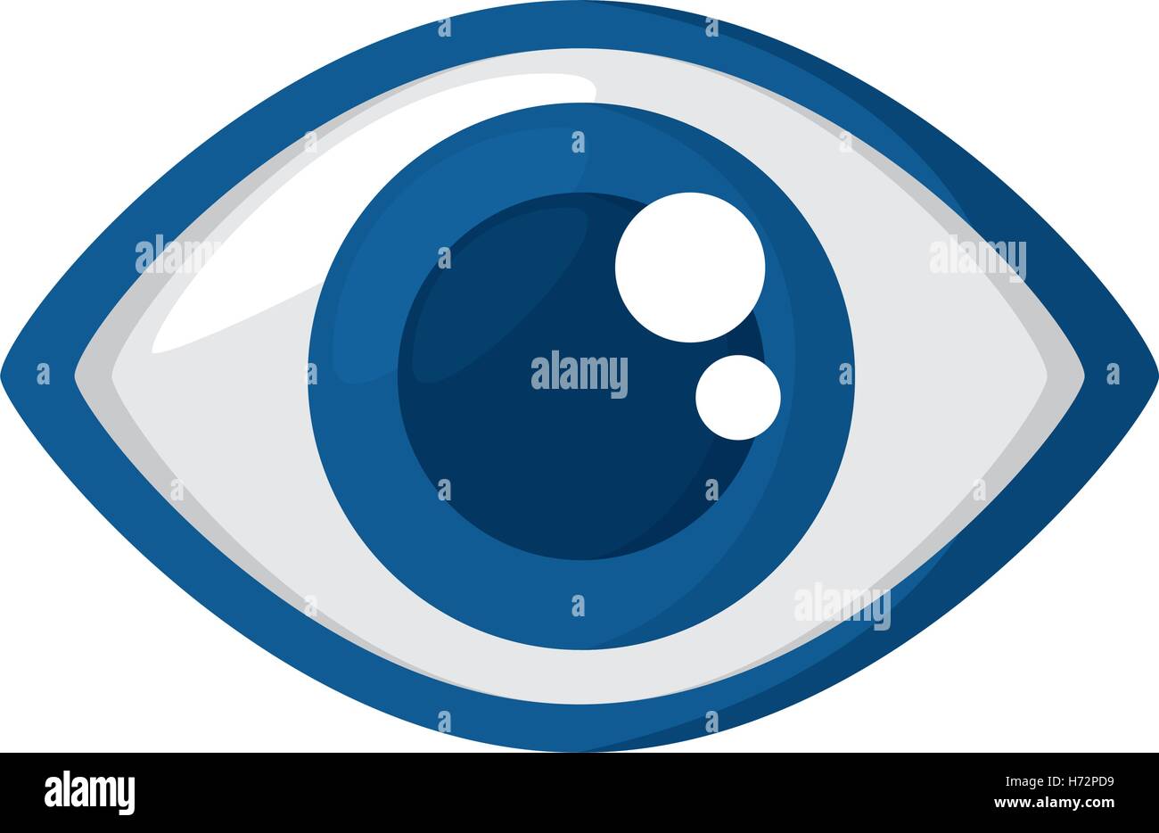 eye view security symbol isolated icon vector illustration design Stock ...