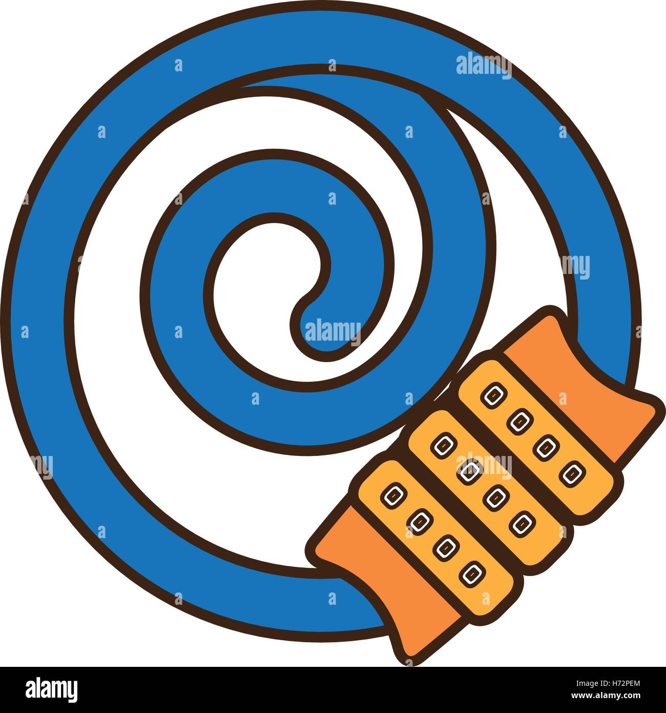 security chain with password vector illustration design Stock Vector ...