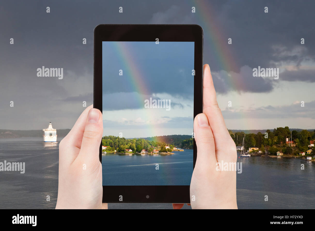 telephone phone house building travel tourism cloud sweden photo camera ...