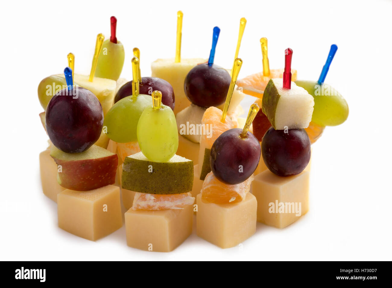 Fruit canapes Cut Out Stock Images & Pictures - Alamy