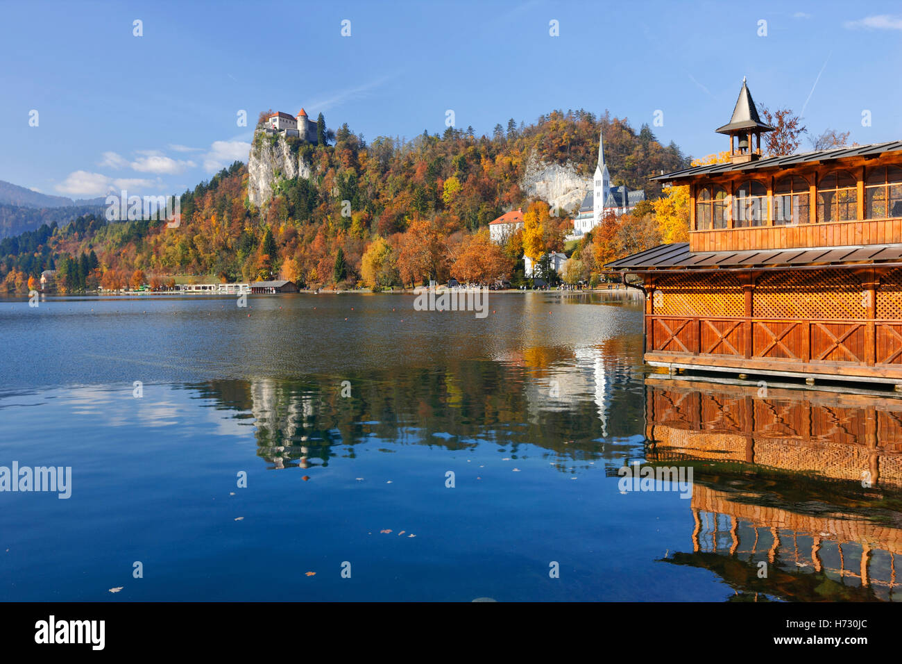 Scenic lake bled in hi-res stock photography and images - Alamy