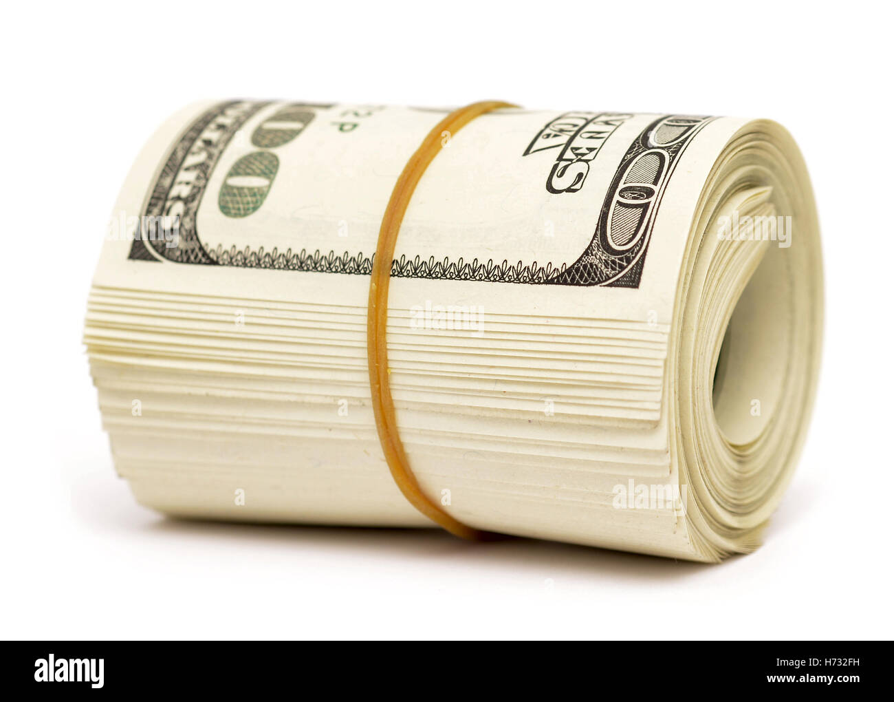 dollars isolated on white background Stock Photo - Alamy