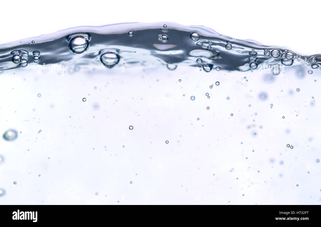 flowing water isolated on white background Stock Photo - Alamy