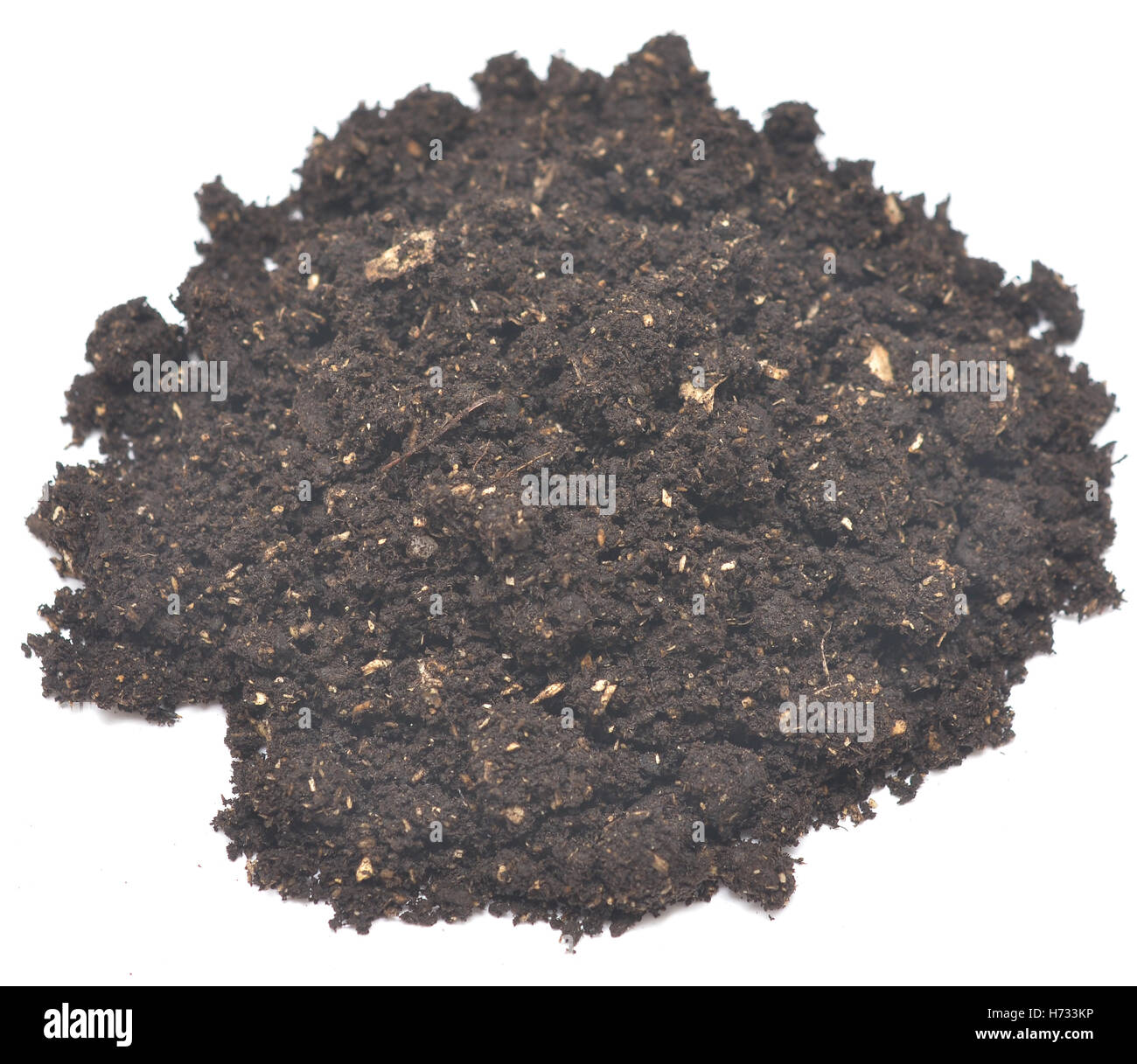 soil isolated on white background Stock Photo - Alamy