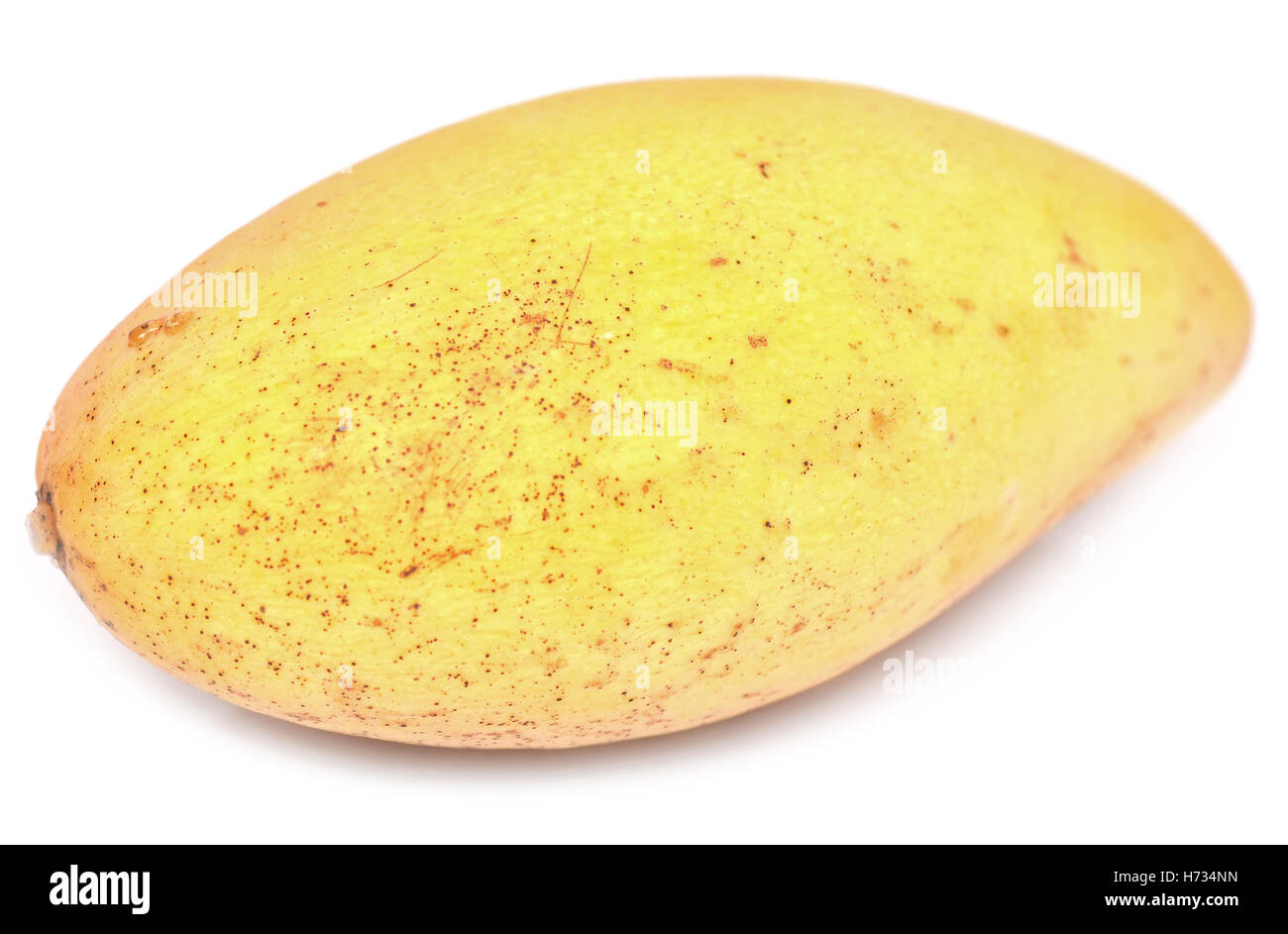 ripe mango isolated on white background Stock Photo - Alamy