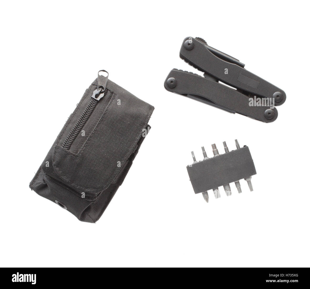 Tool with multiple uses and bits to use for other work Stock Photo - Alamy