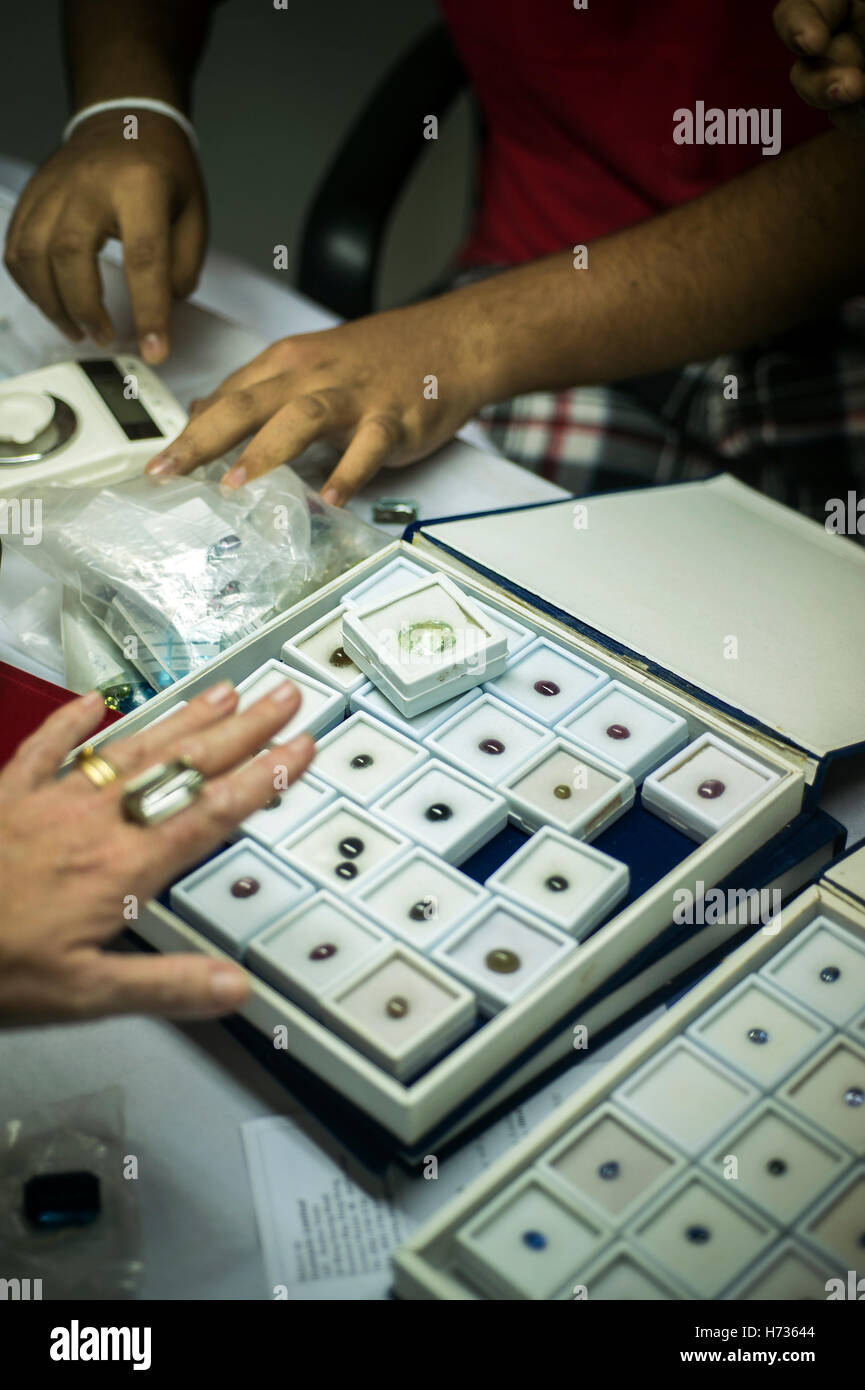 Ratnapura Gem market Stock Photo - Alamy