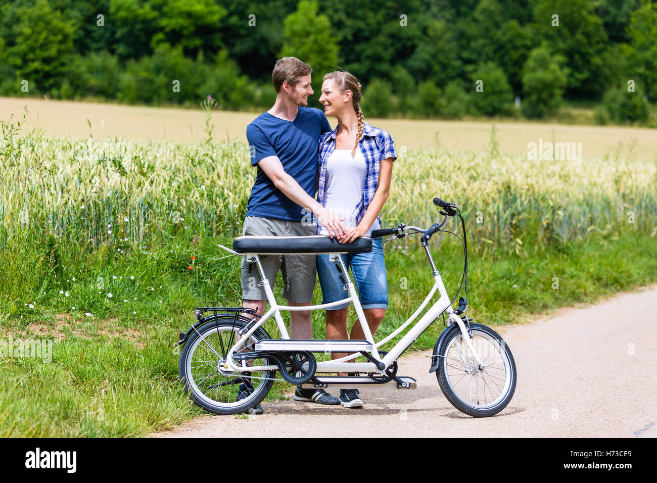pair moves together tandem Stock Photo - Alamy