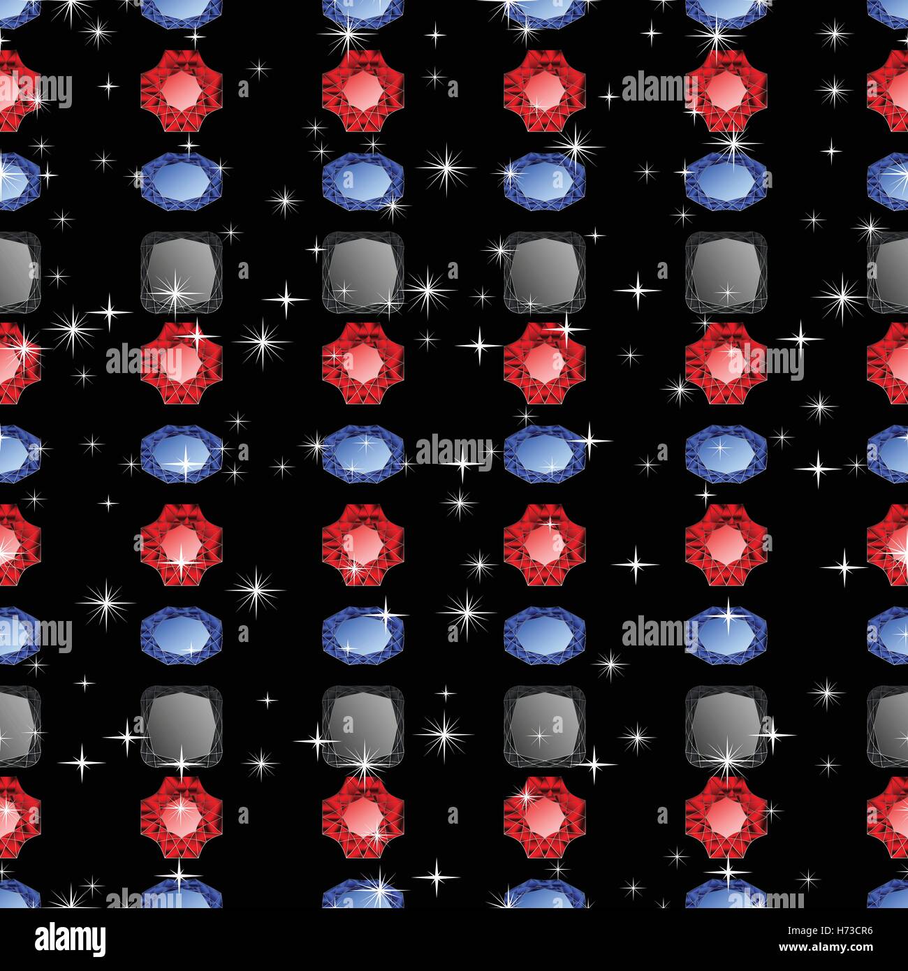 Diamonds seamless pattern Stock Vector Image & Art - Alamy