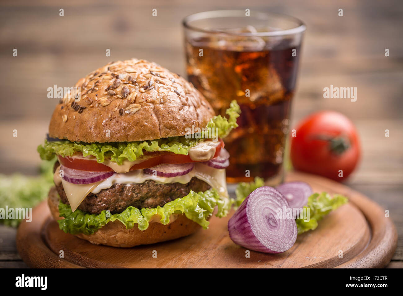 Big fat burger hi-res stock photography and images - Alamy