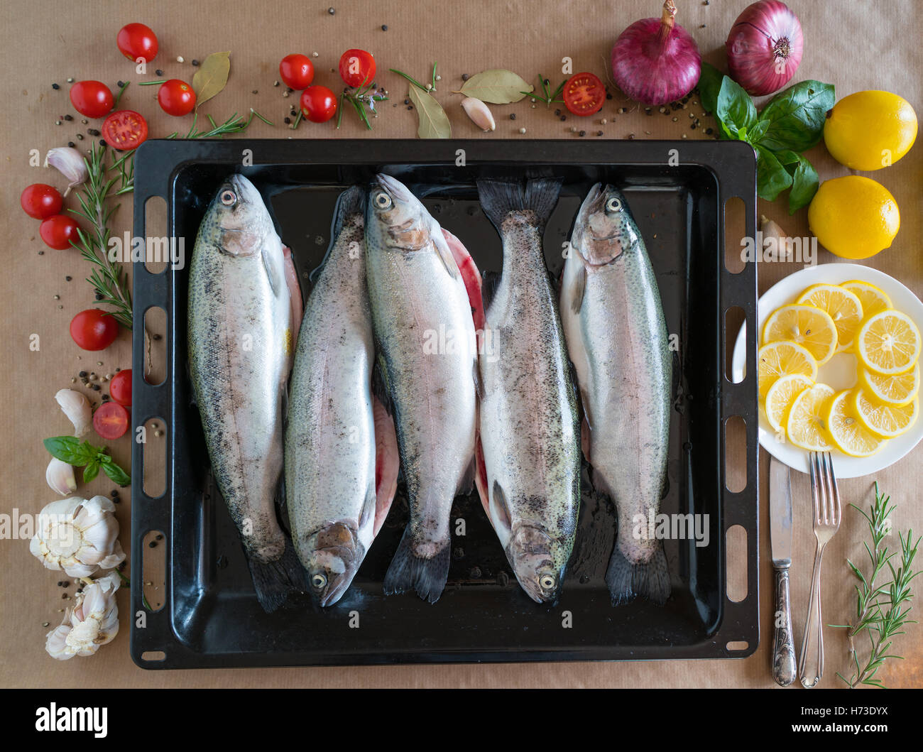 Cherry trout fish hi-res stock photography and images - Alamy