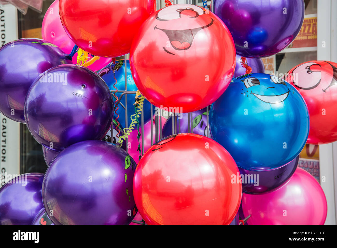 Happy balls on the wall Ray Boswell Stock Photo - Alamy