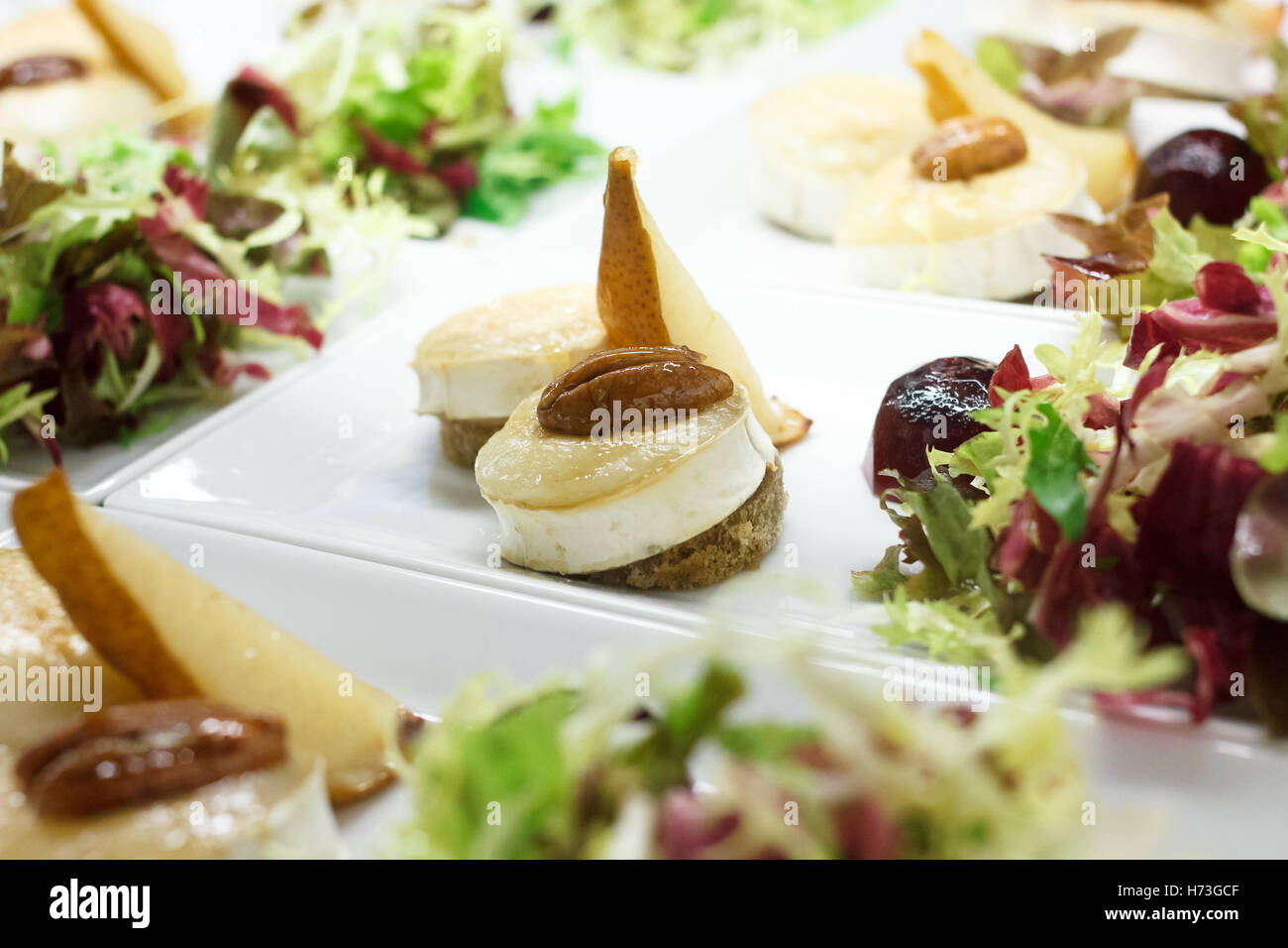 Healthy goats cheese appetizer hi-res stock photography and images - Alamy