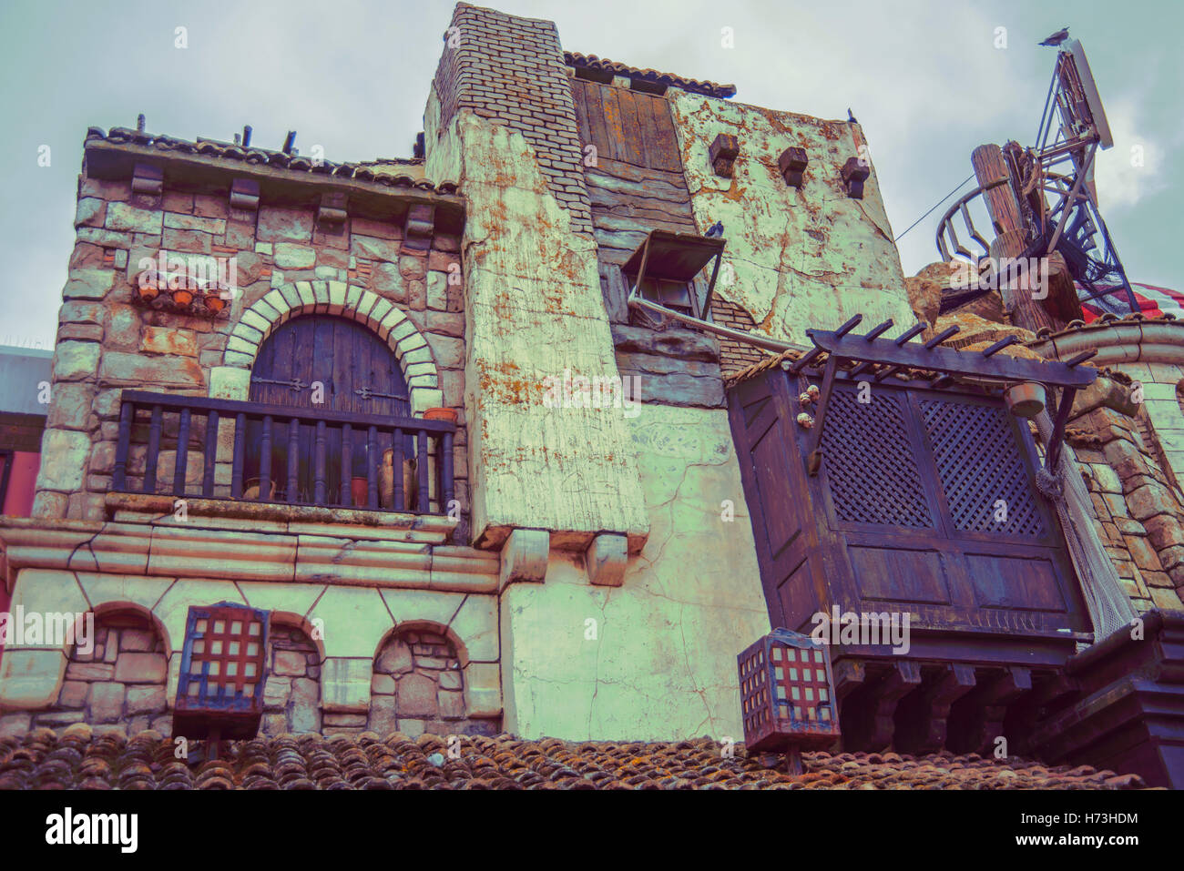 Pirates house Blackpool Lancashire Ray Boswell Stock Photo - Alamy