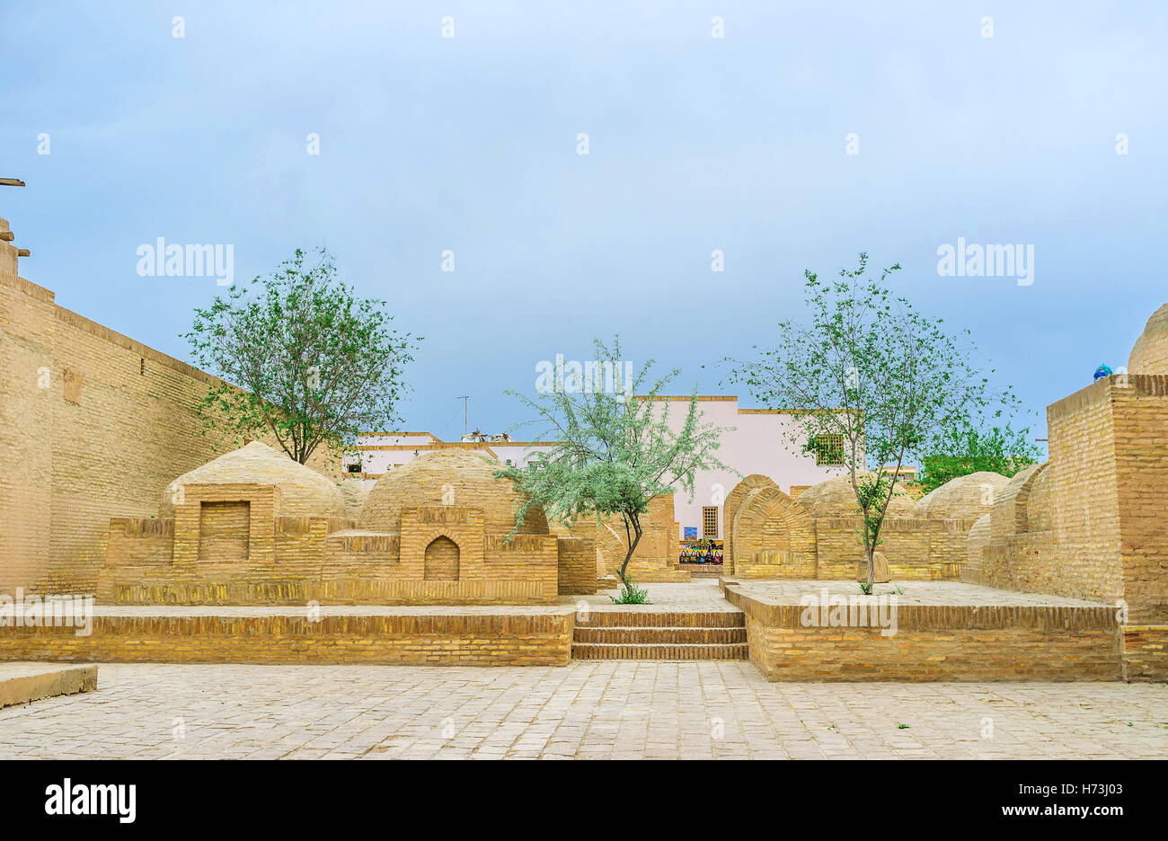 The medieval cemetery around the Pahlavon Mahmud Mausoleum is the ...
