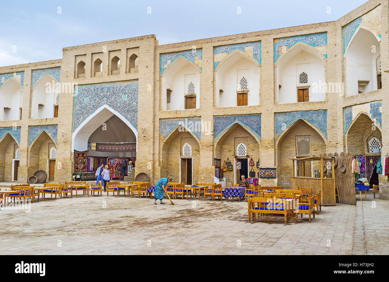 Madrassa in khiva old town hi-res stock photography and images - Alamy