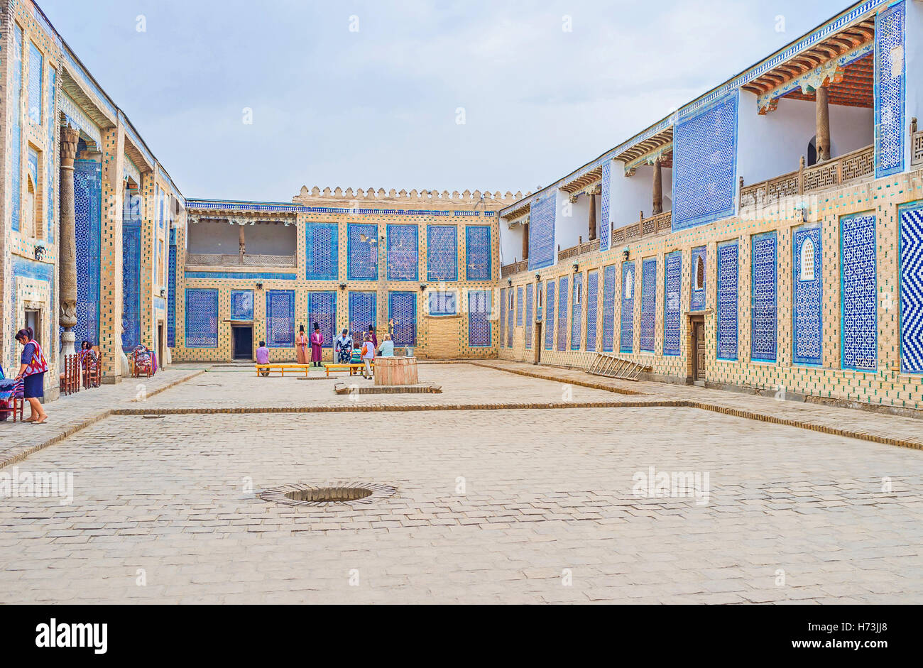 The Tosh Hovli (or Tash Hauli) Palace serves as museum and contains the ...