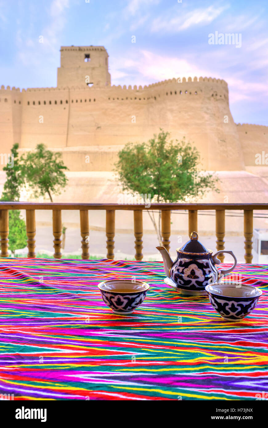 Uzbekistan tea house hi-res stock photography and images - Alamy