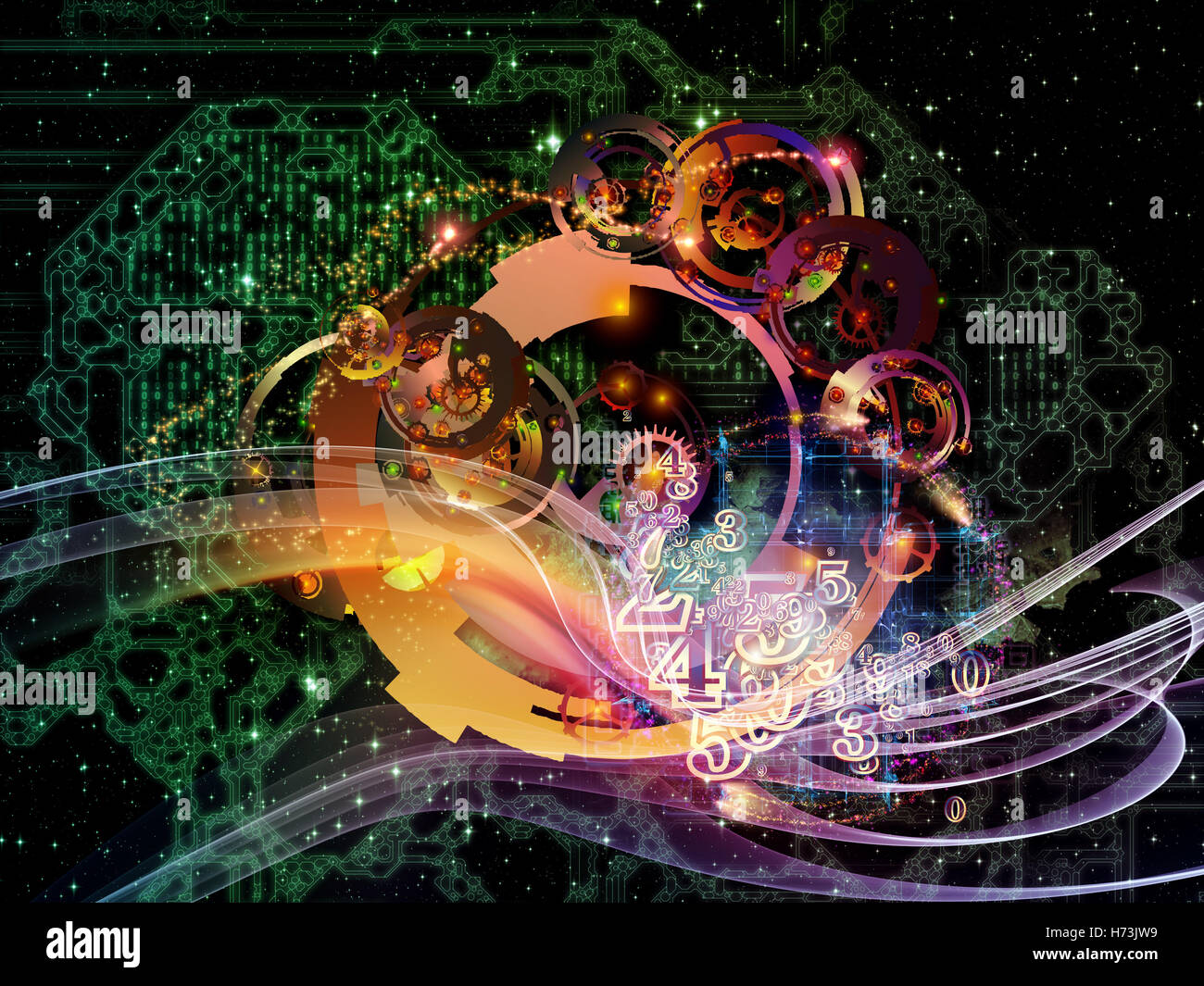Texture metaphor section technology hi-res stock photography and images ...