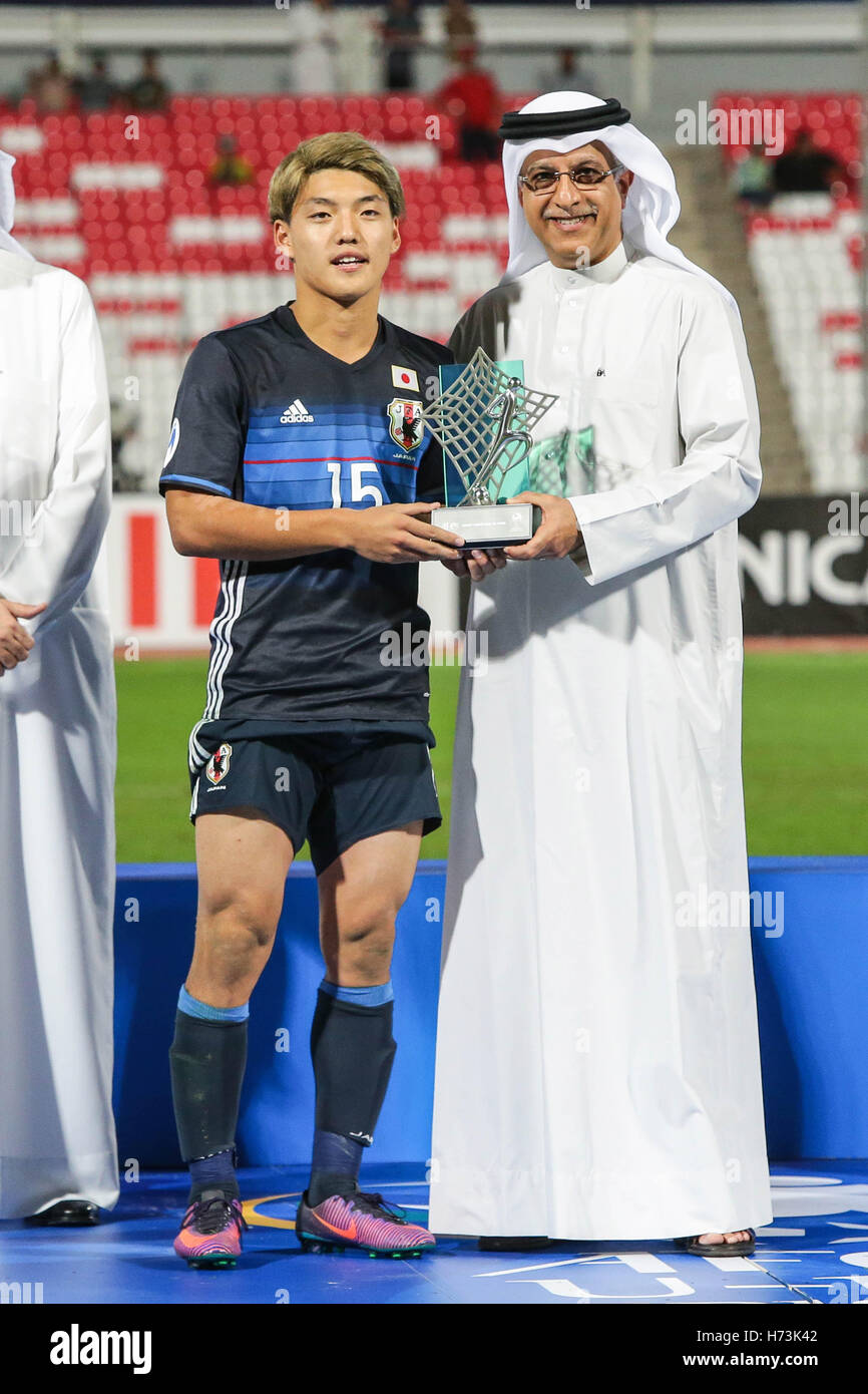 Riffa, Bahrain. 30th Oct, 2016. Ritsu Doan (JPN) Football/Soccer : Most ...