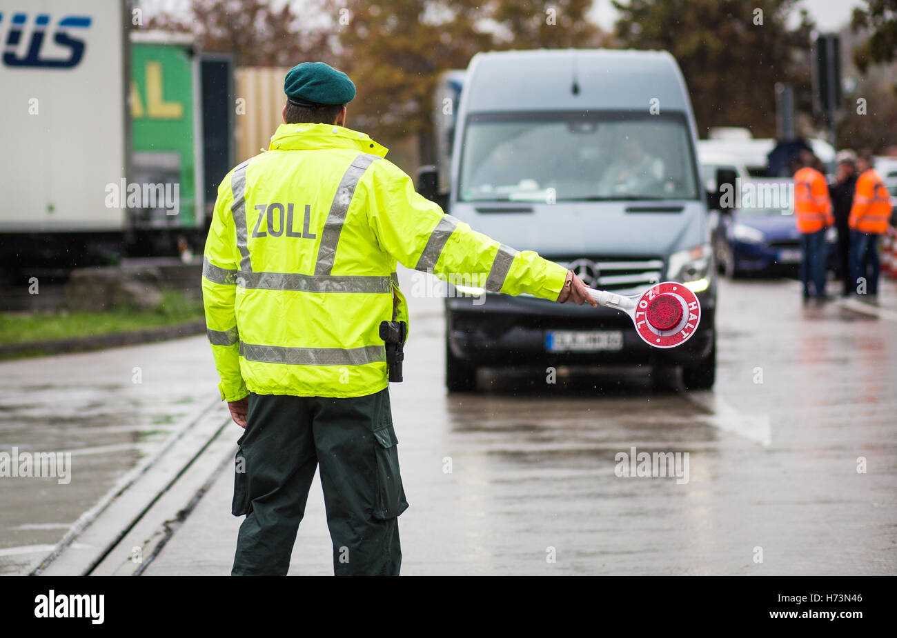 Entry control officer hi-res stock photography and images - Alamy