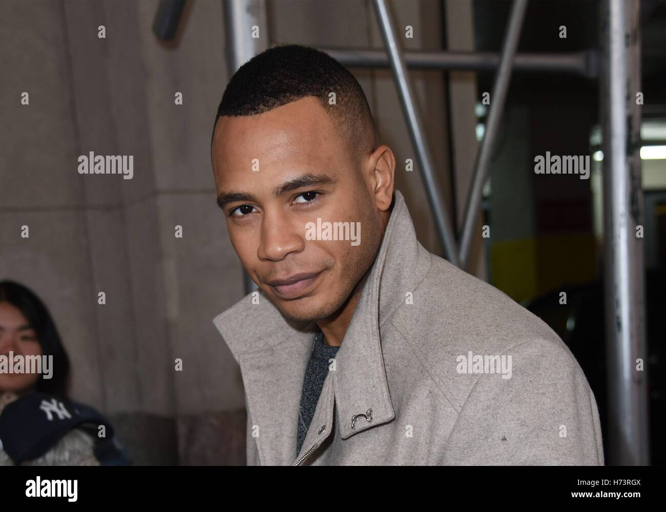 New York, NY, USA. 2nd Nov, 2016. Trai Byers out and about for ...