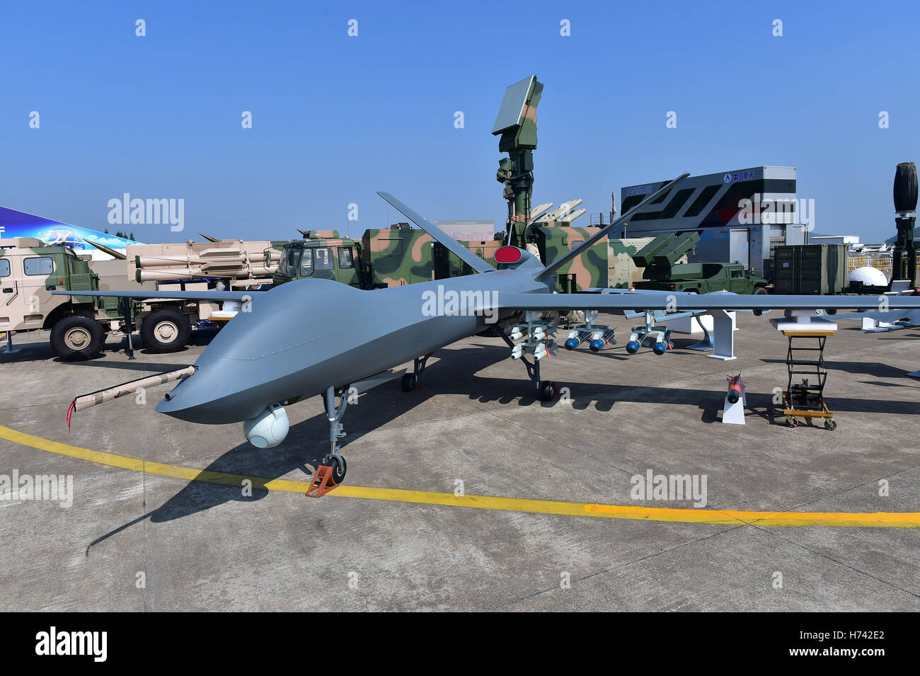 Zhuhai, China's Guangdong Province. 31st Oct, 2016. A CH-5 unmanned ...