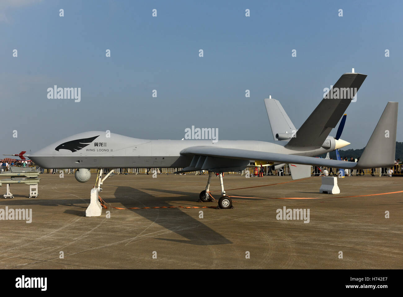 Zhuhai, China's Guangdong Province. 2nd Nov, 2016. A Wing Loong II ...