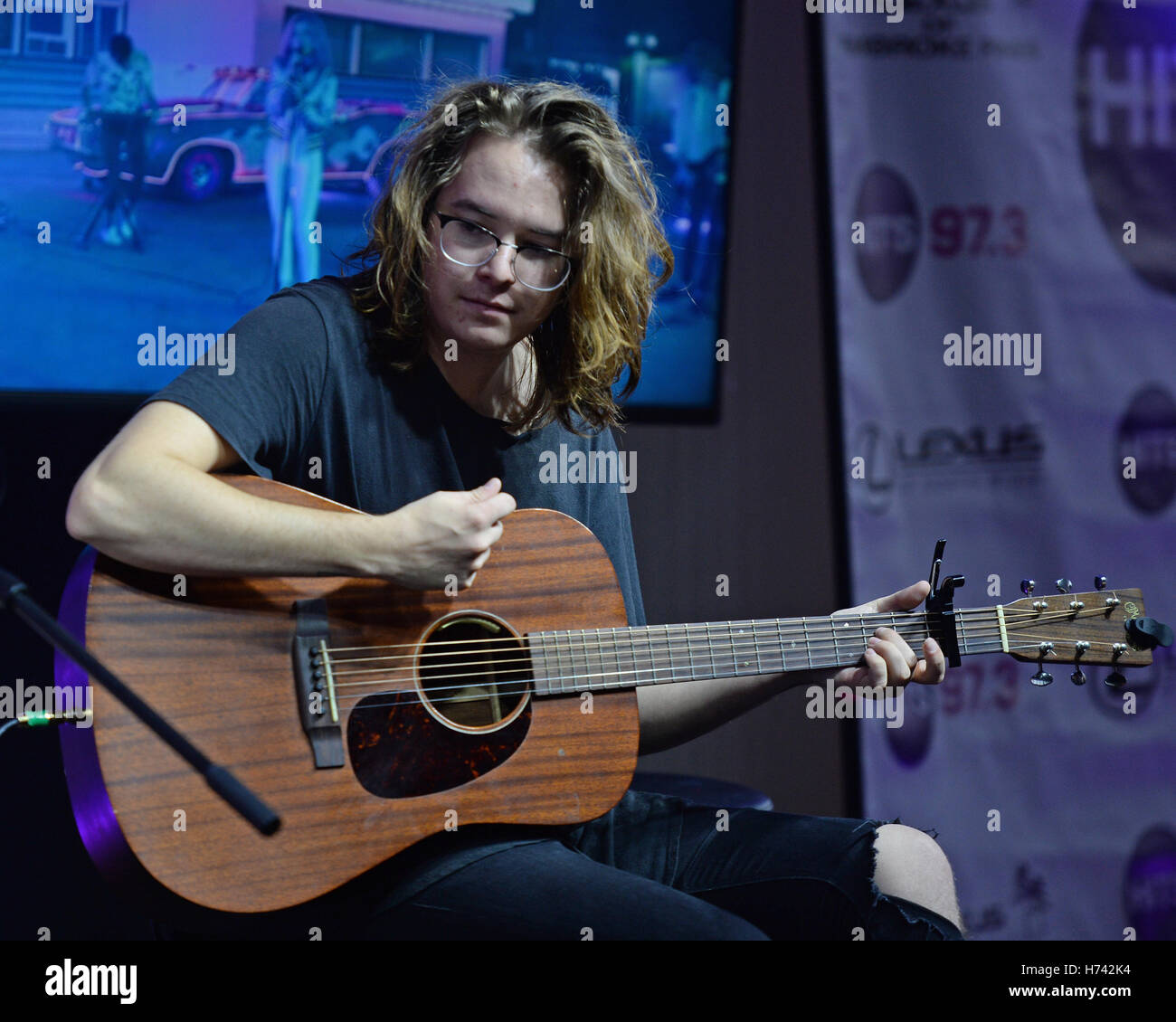 HOLLYWOOD, FL - NOVEMBER 02: Casey Moreta of Hey Violet performs at ...