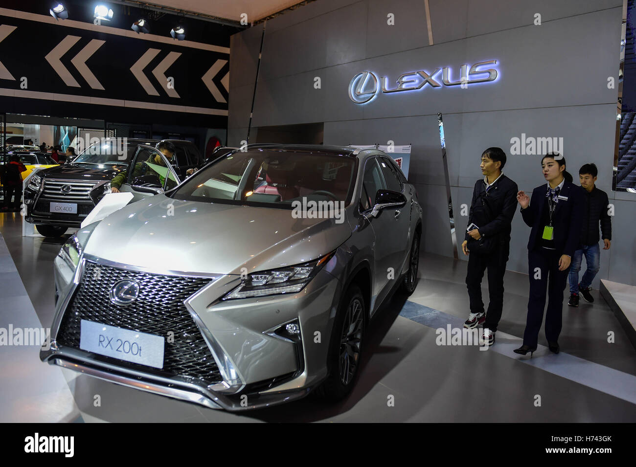 Kunming, China's Yunnan Province. 3rd Nov, 2016. A Lexus RX 200t is ...