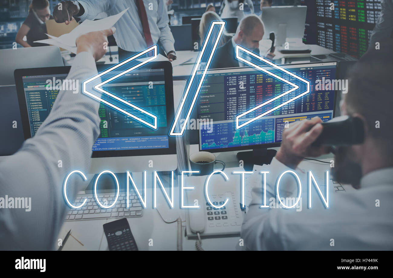 Computer Code HTML Symbol Graphic Concept Stock Photo - Alamy