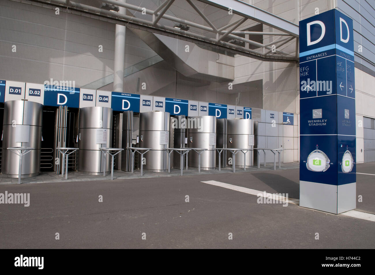 Entrance, Wembley Stadium, Brent, London, England, United Kingdom ...