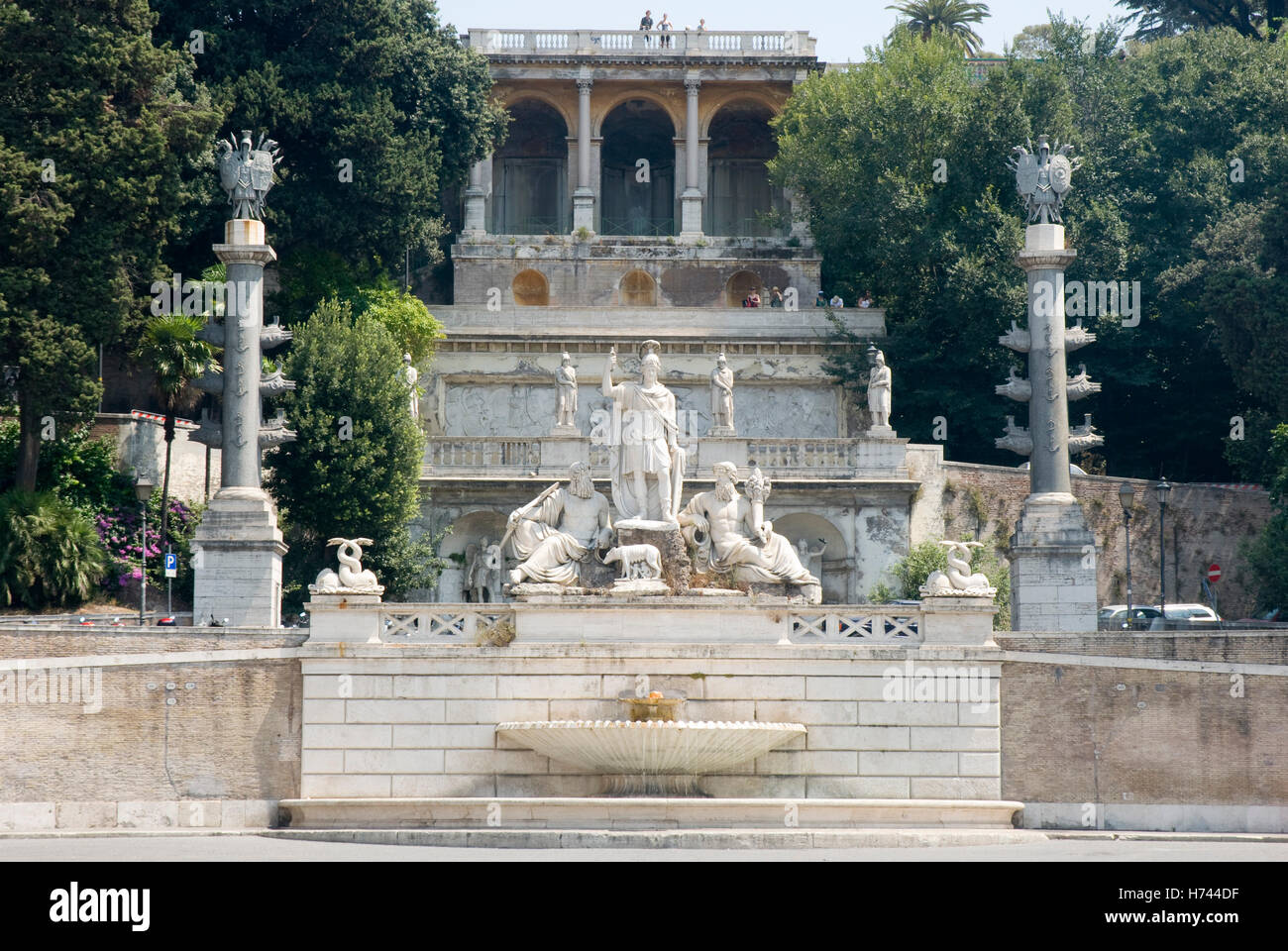 Monte Pincio, Piazza del Popolo, Rome, Italy, Europe Stock Photo - Alamy