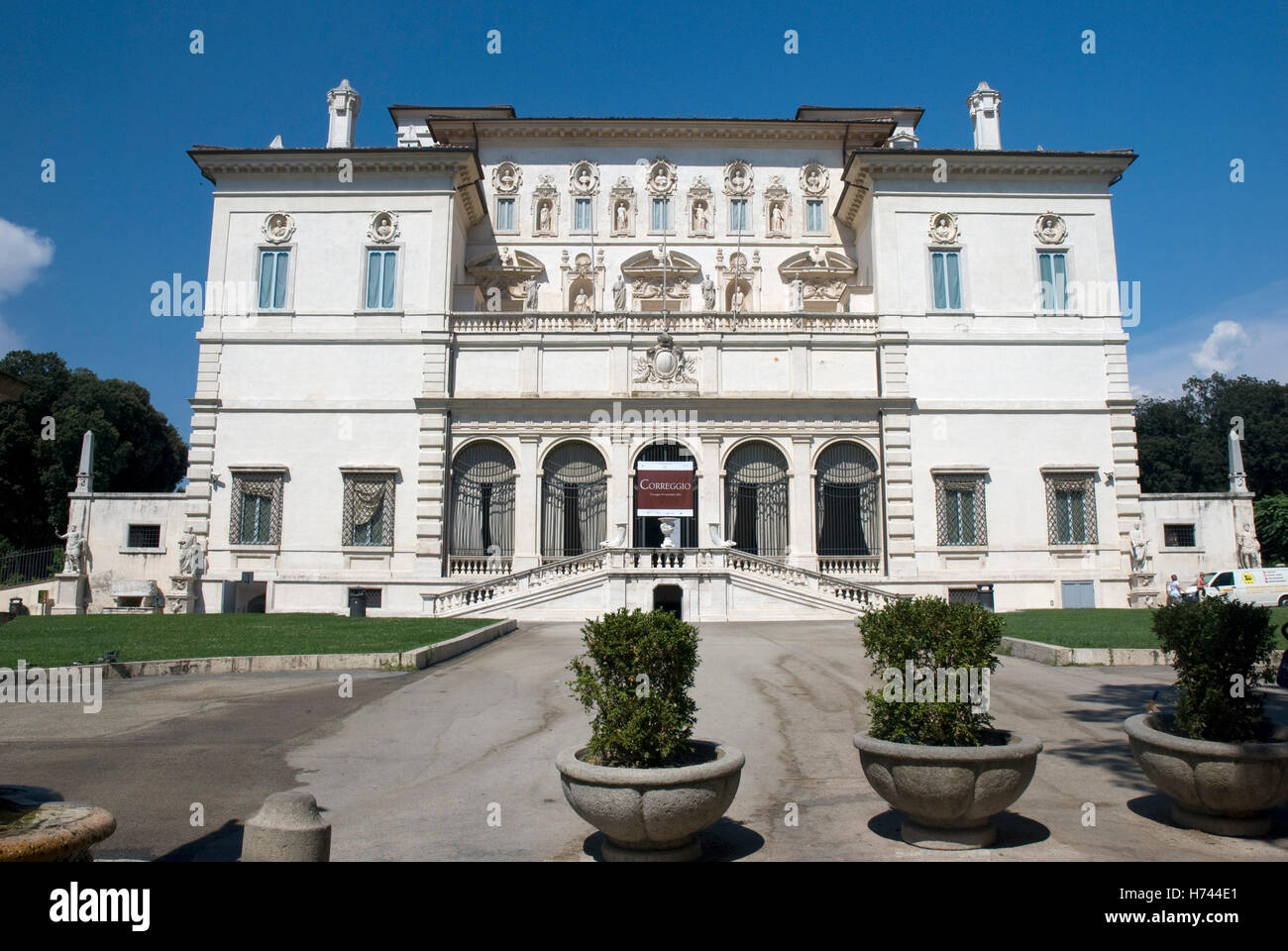 Museo e Galleria Borghese in the park of Villa Borghese, Rome, Italy ...