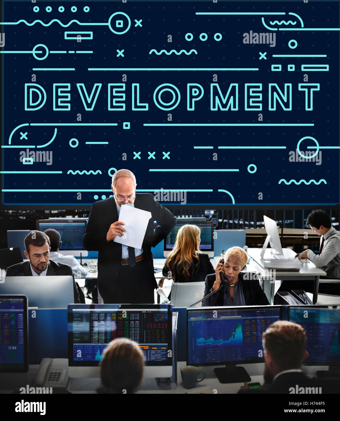 Technology Digital Connection Innovation Internet Concept Stock Photo ...