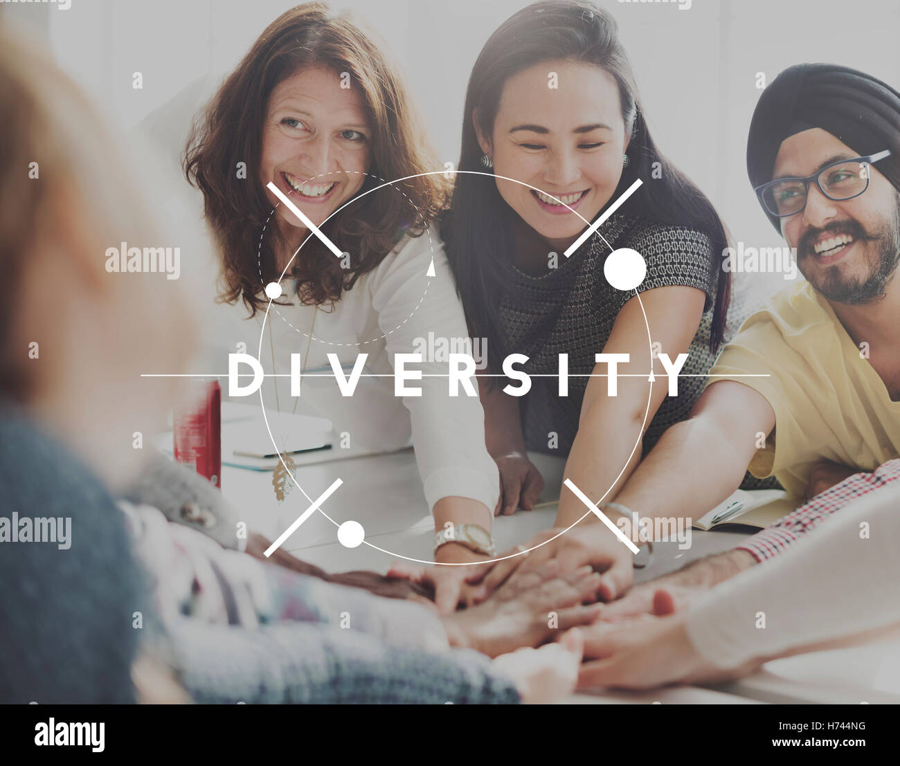 Diversity People Multiethnic Group Society Variation Concept Stock ...