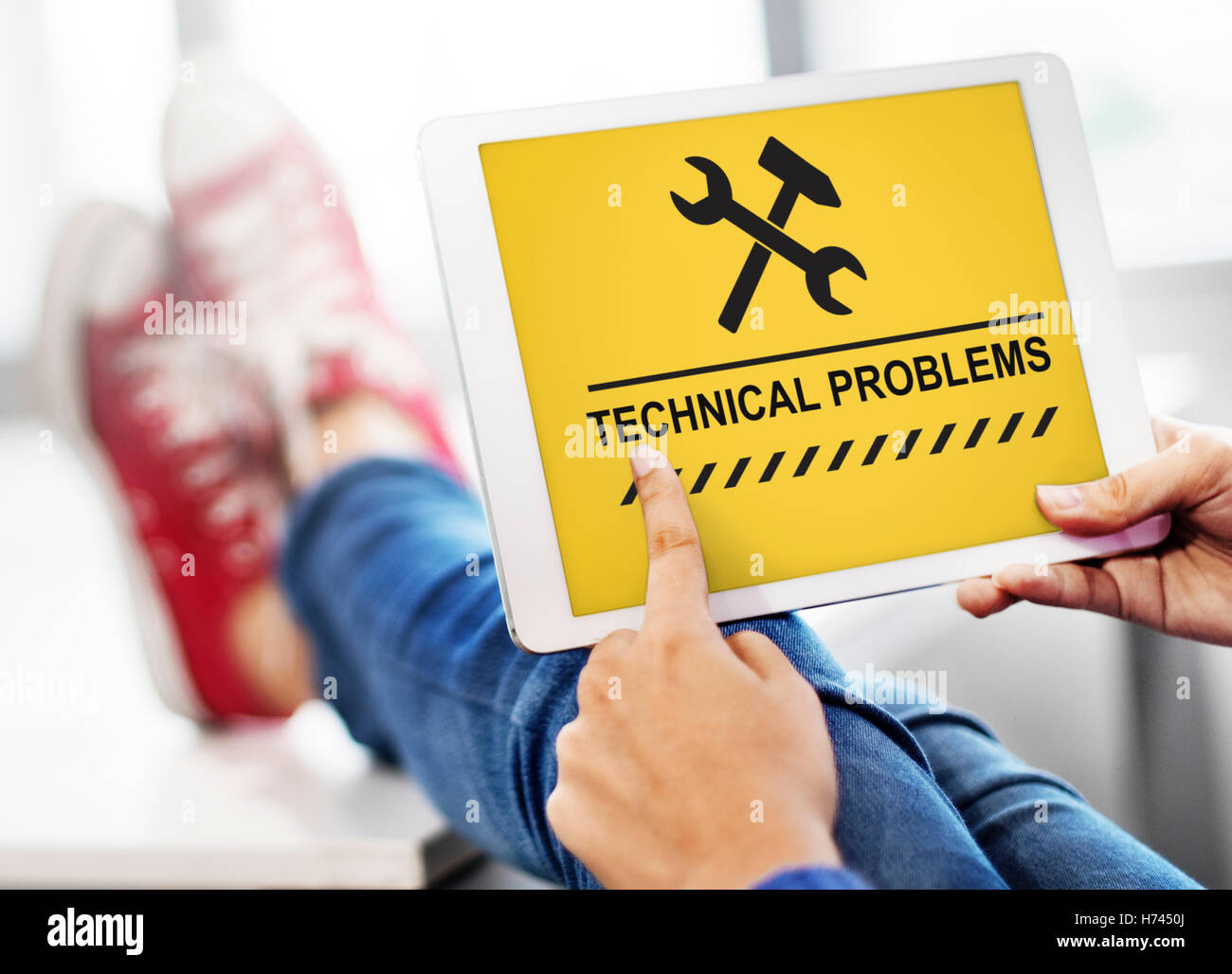Under Construction Technical Problems Progress Concept Stock Photo - Alamy