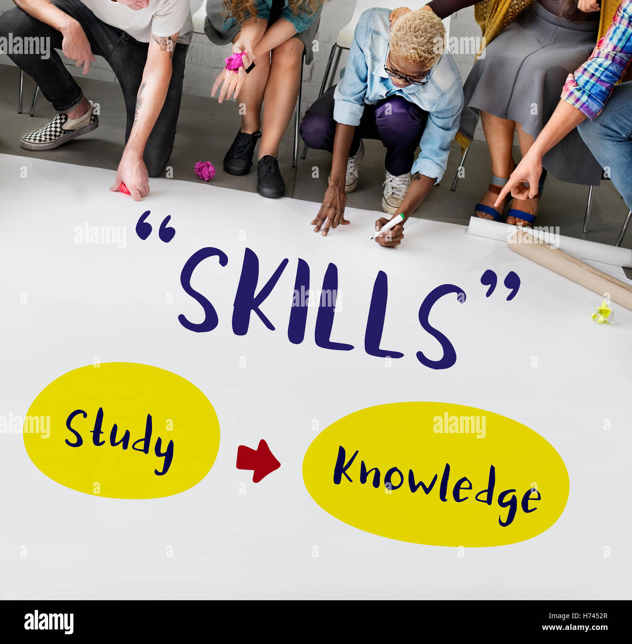 Literacy Skills School Wisdom Concept Stock Photo - Alamy