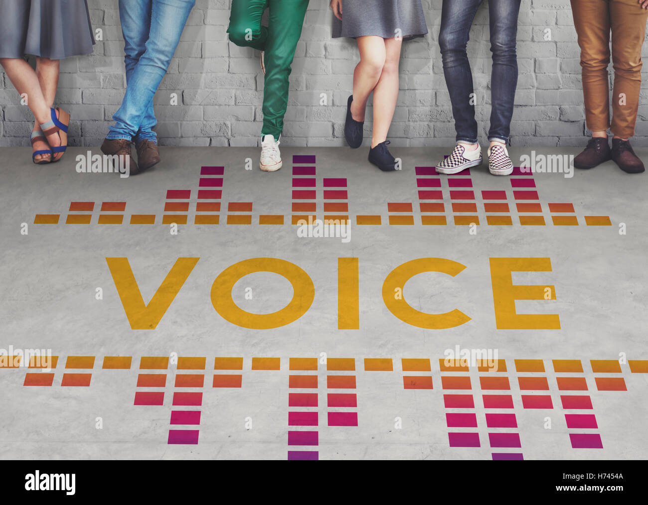 Music Audio Song Wave Graphic Concept Stock Photo - Alamy