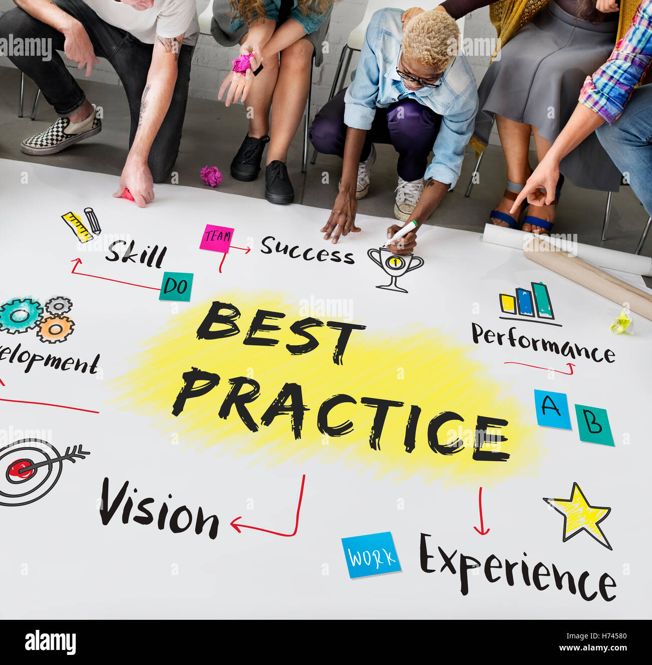 Plan Business Strategy Steps Work Concept Stock Photo - Alamy