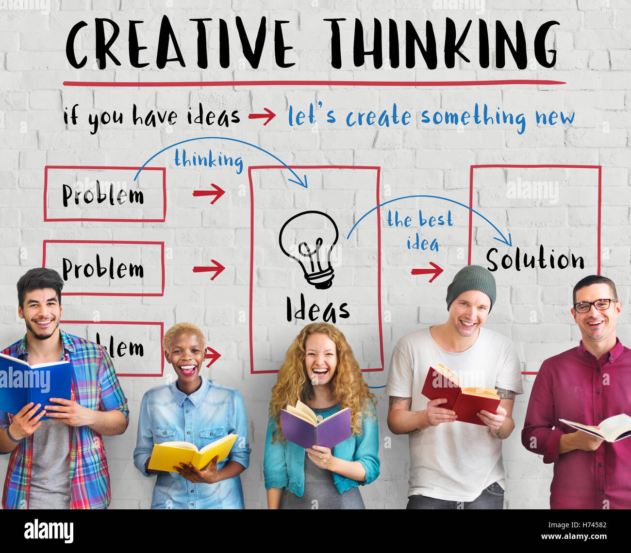 Creative Thinking Ideas Innovation Concept Stock Photo - Alamy