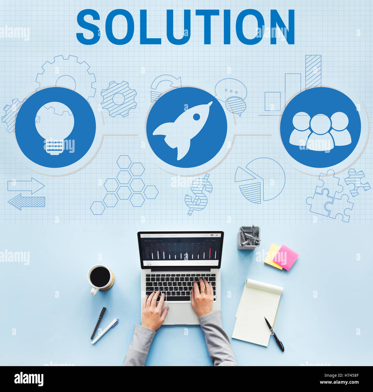 Organization Solution Start Business Vision Concept Stock Photo - Alamy