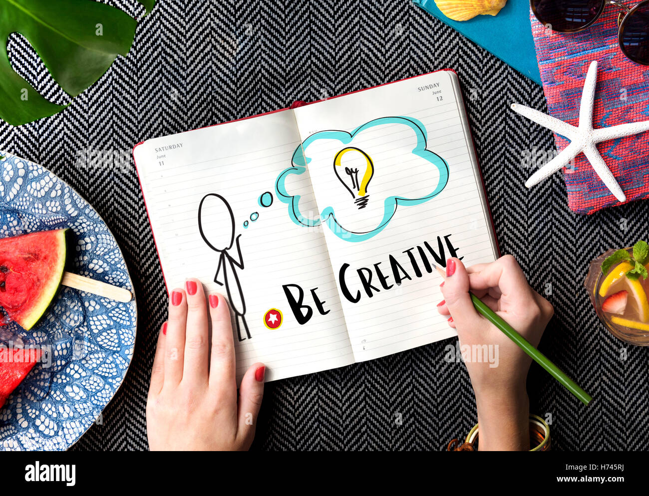 Ideas Creative Innovation Design Concept Stock Photo - Alamy