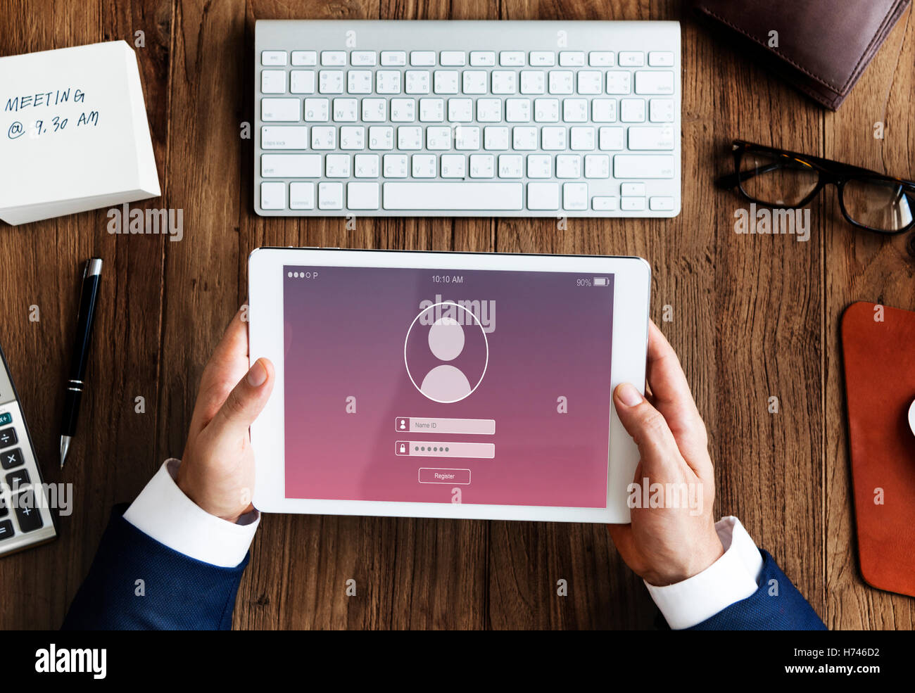 Register Sign Up Membership Concept Stock Photo - Alamy