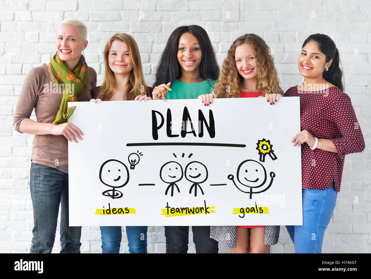 Plan Process Success Progress People Concept Stock Photo - Alamy