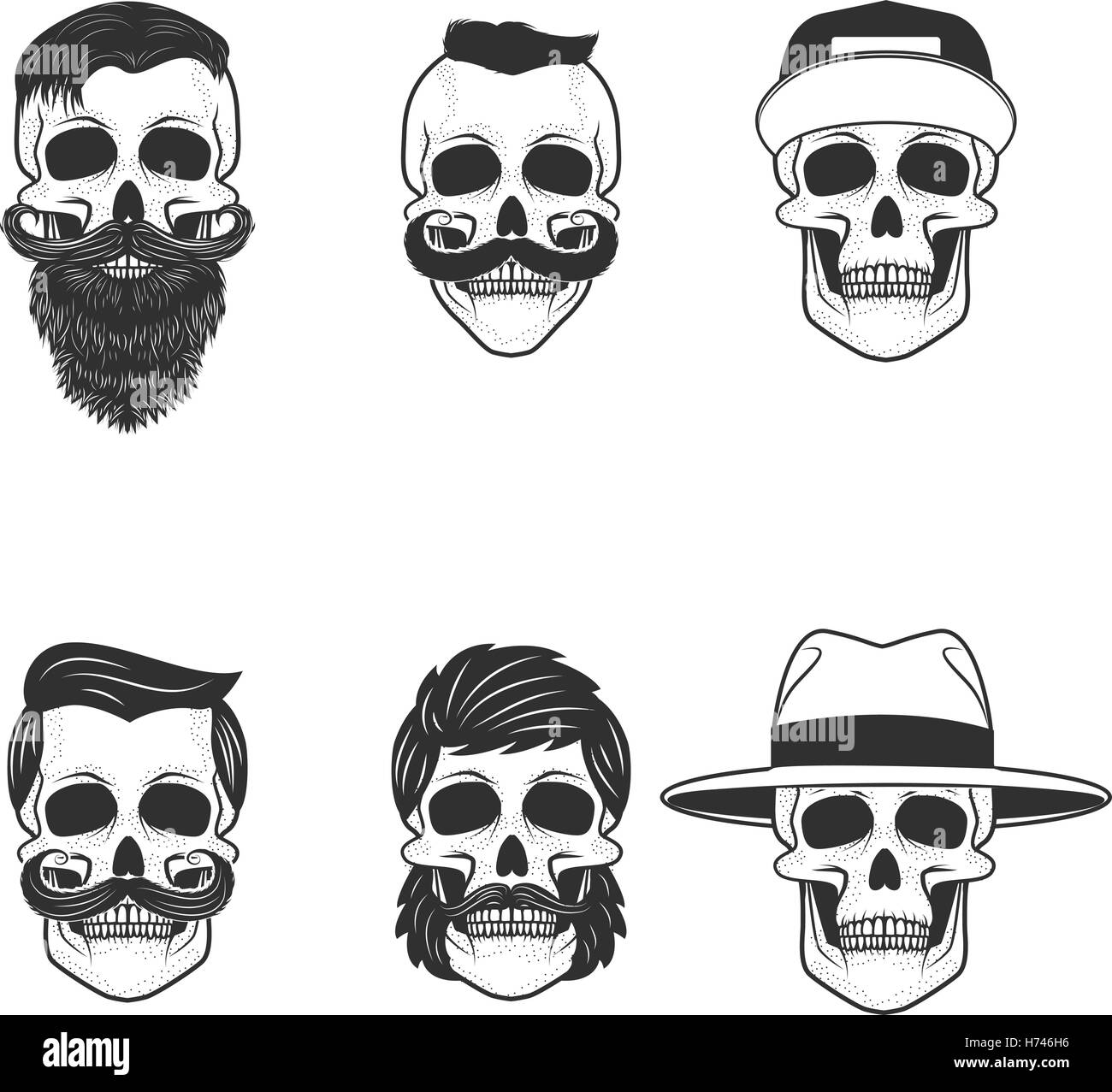 Skull print scarf hi-res stock photography and images - Alamy