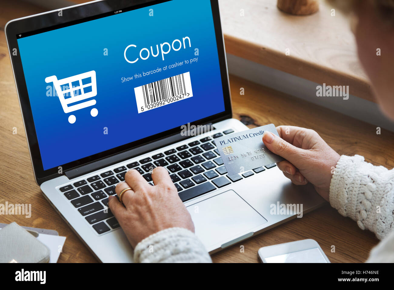 Coupon payment hi-res stock photography and images - Alamy