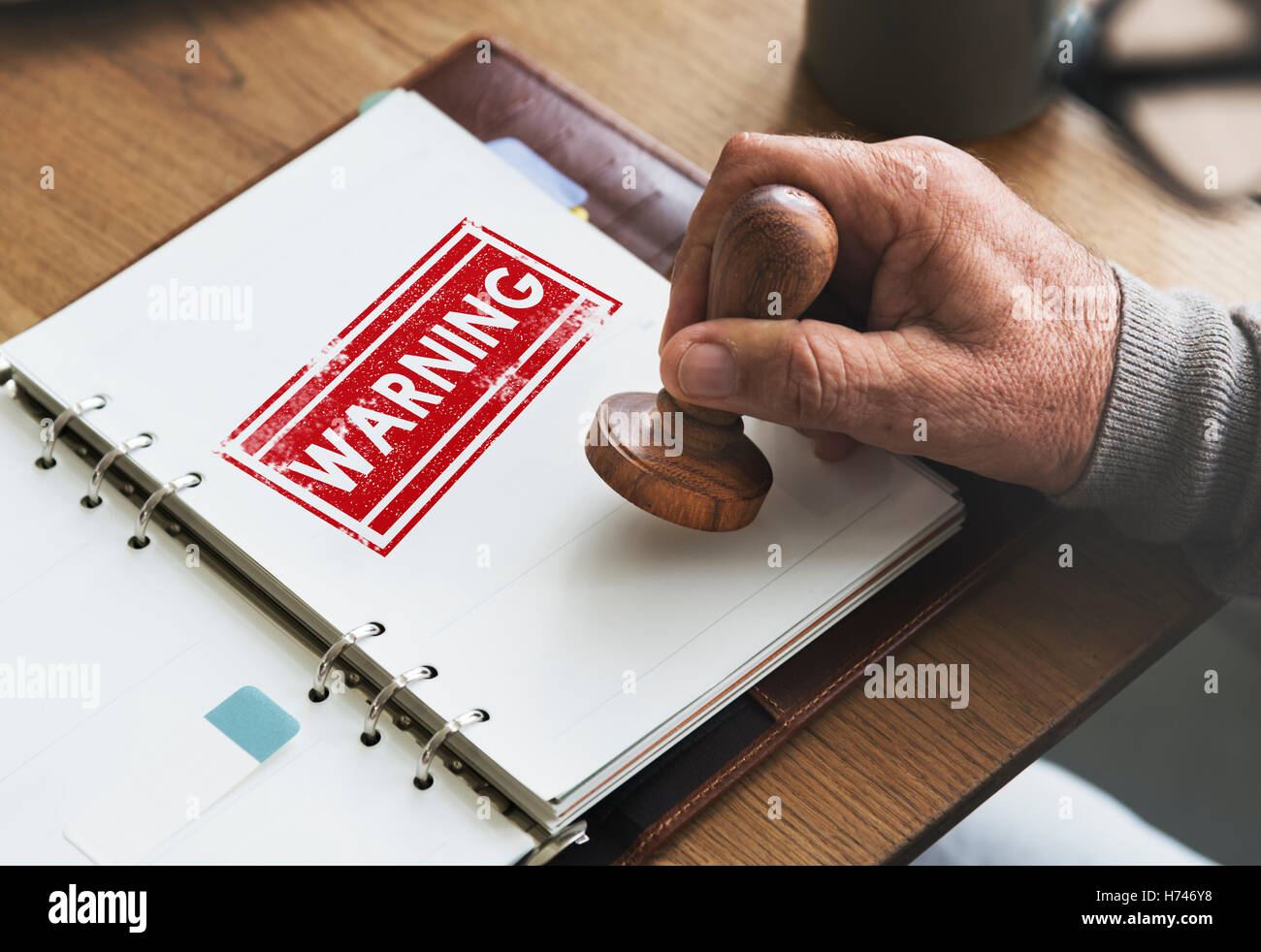 Caution Denied Pending Rejected Secret Warning Concept Stock Photo - Alamy