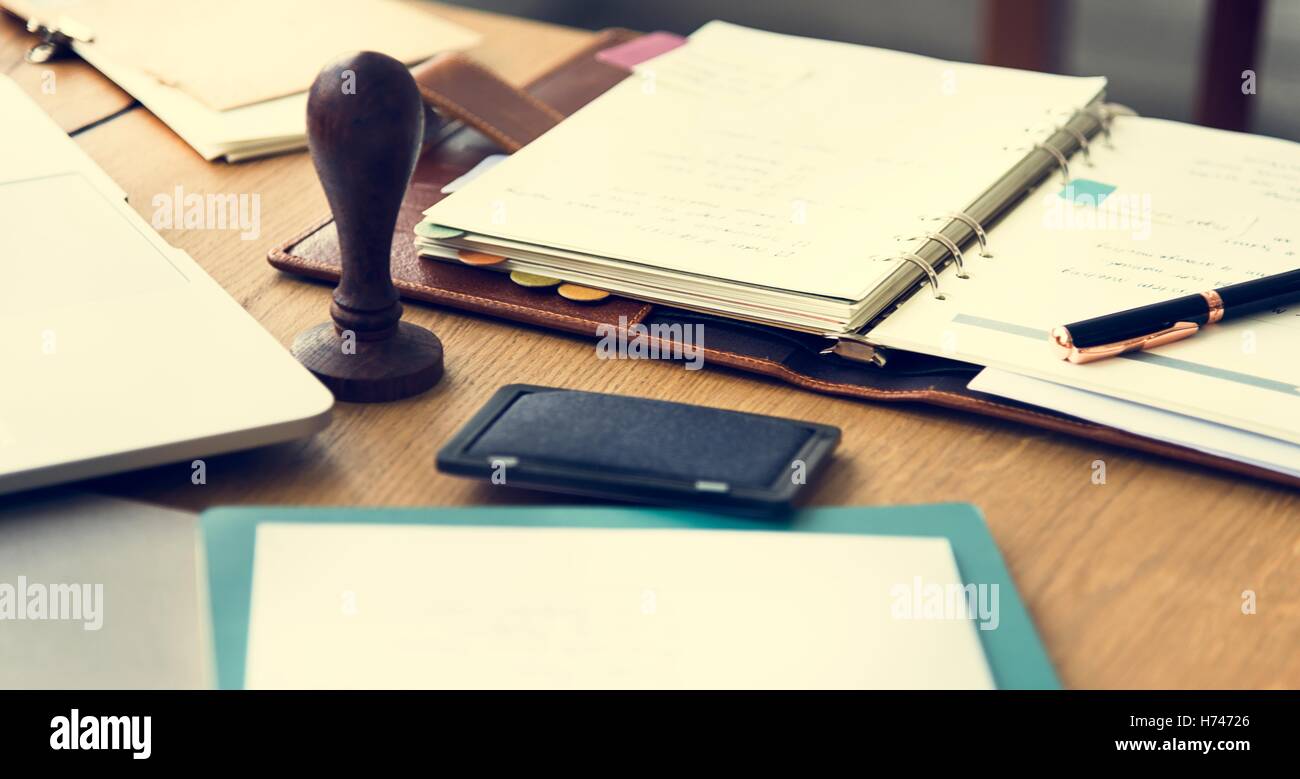 Senior Adult Planning Schedule Meeting Concper Stock Photo - Alamy